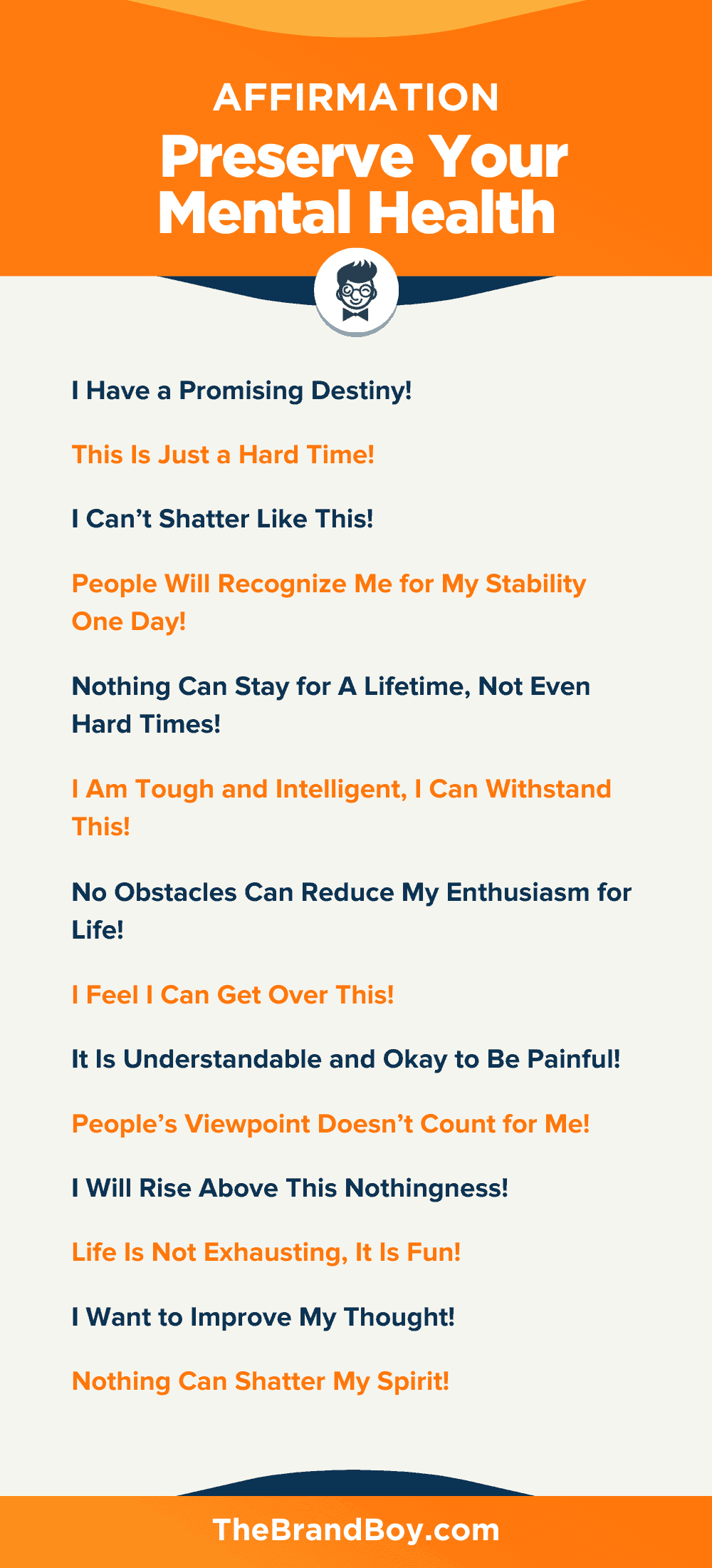 100 Positive Affirmations To Improve Mental Health