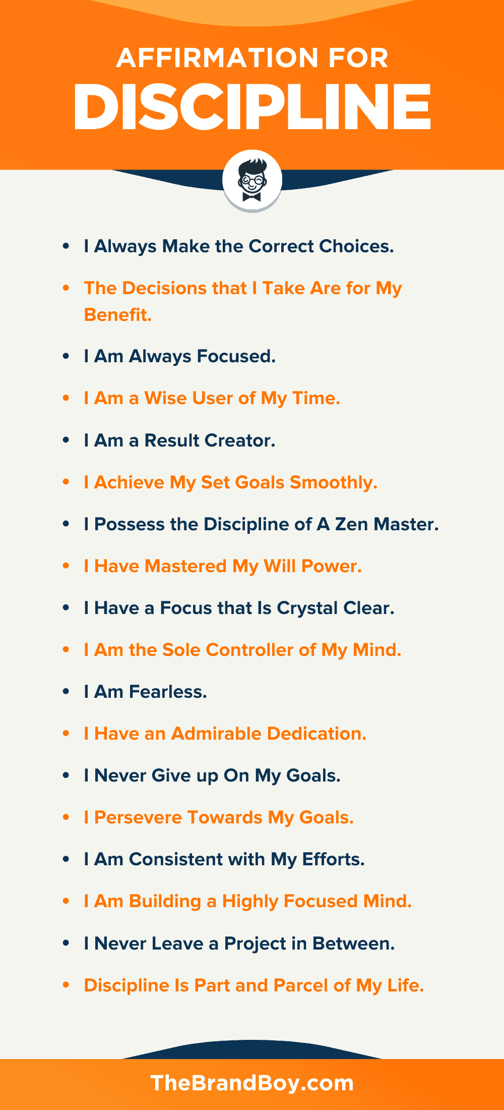 150 Positive Affirmations For Discipline: To Achieve Big
