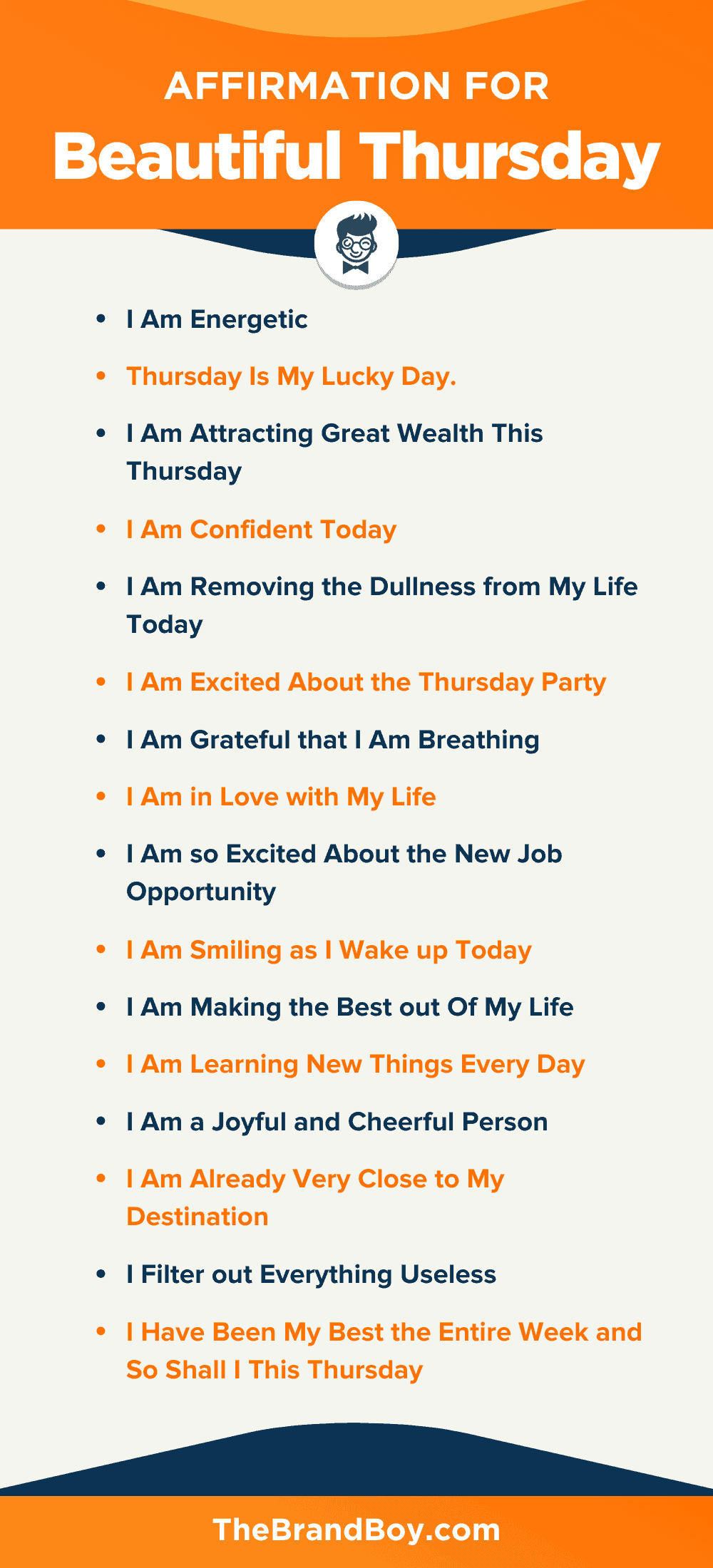 101 Powerful Thursday Affirmation - BeHappyHuman